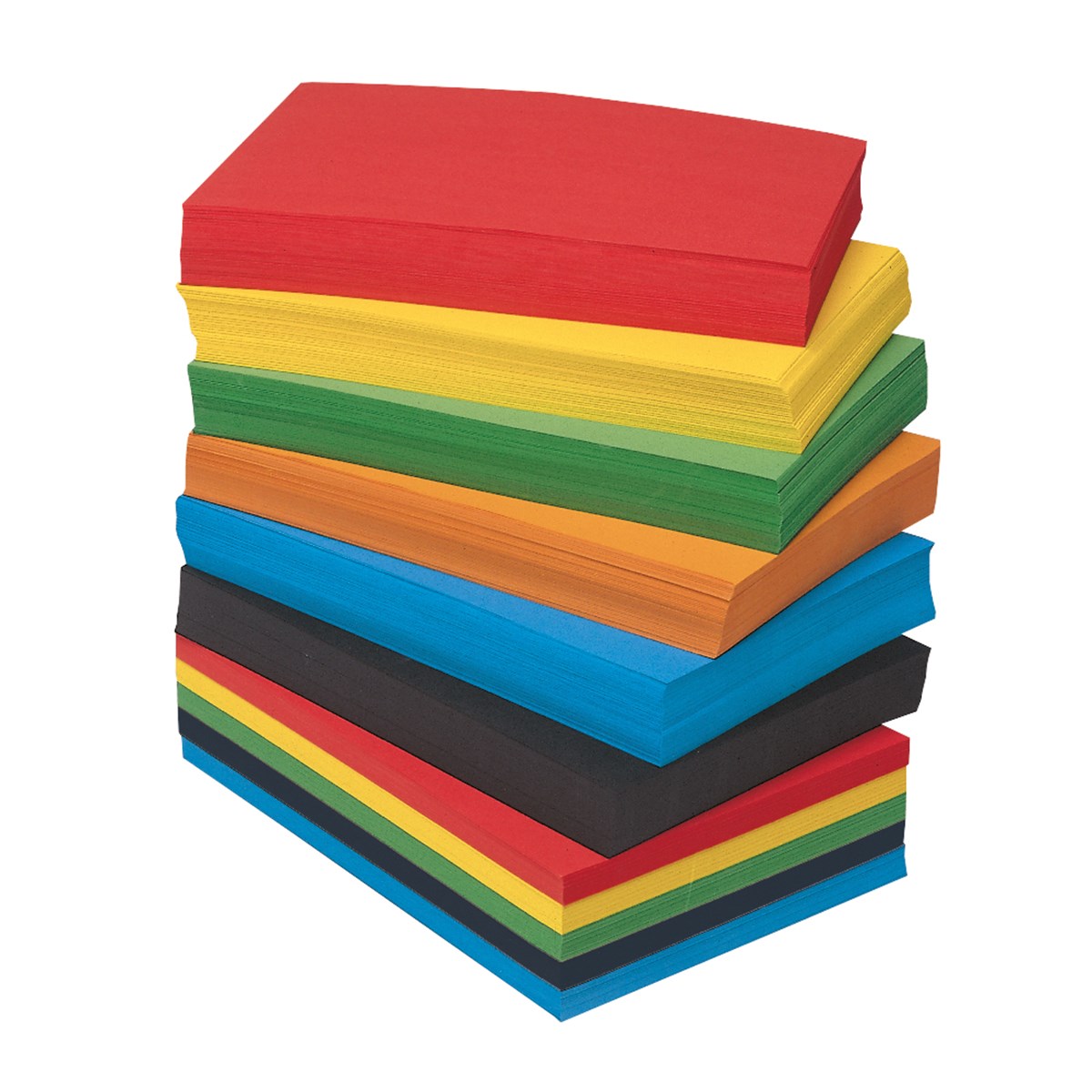 Tonpapper 5 färger x 100 ark A4 | ABA Skol