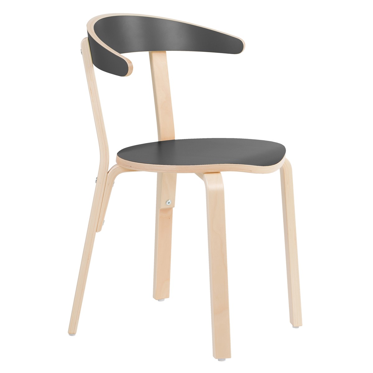 Stol Carola sh.45 cm, laminat svart | ABA Skol